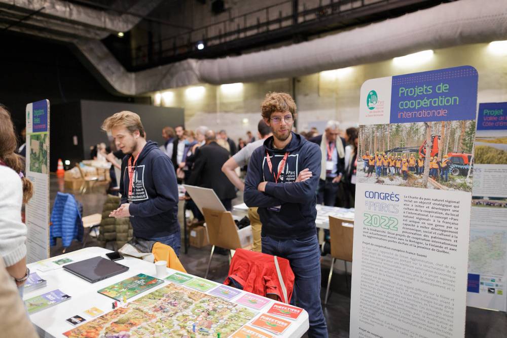 Marché des initiatives, stand Parc des Boucles de la Seine normande ...